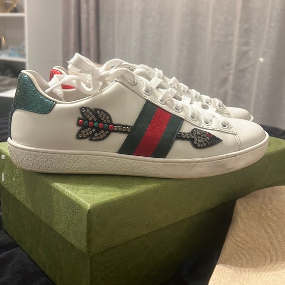 Gucci | Shoes | Gucci Ace Sneaker Arrow | Poshmark